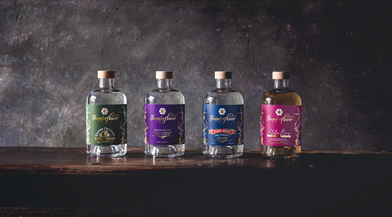 Devon Craft-Gins – Thunderflower Distillery